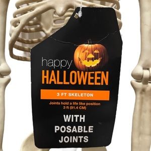 Skulls | Accents | 3 Foot Skeleton Posable Joints Scary Halloween ...